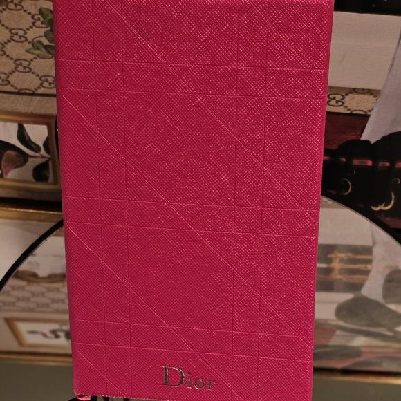 Dior | Office | Dior Pink Textured Notebook | Poshmark